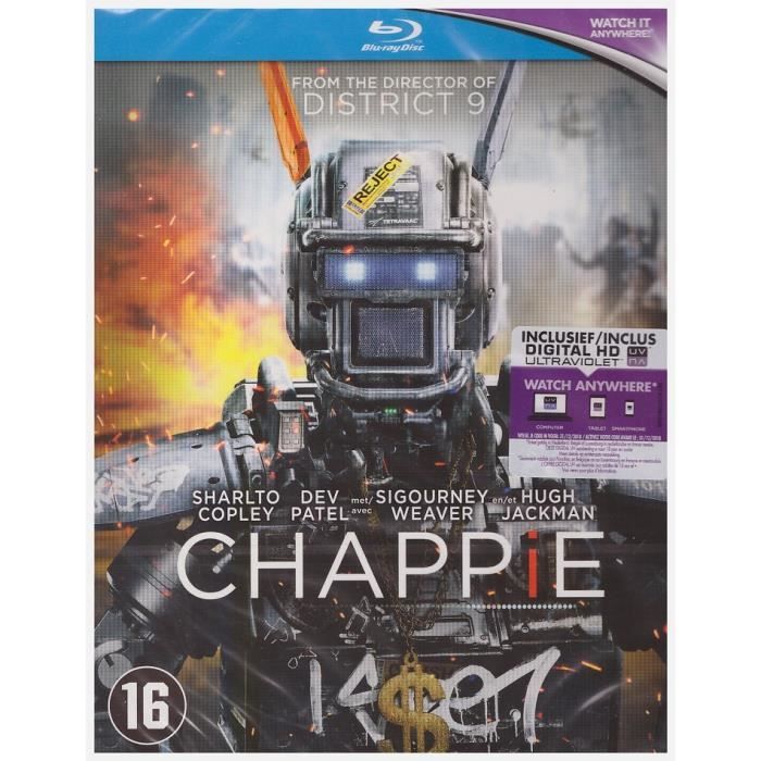 Chappie [Blu Ray + Digital HD Ultraviolet] - Cdiscount DVD