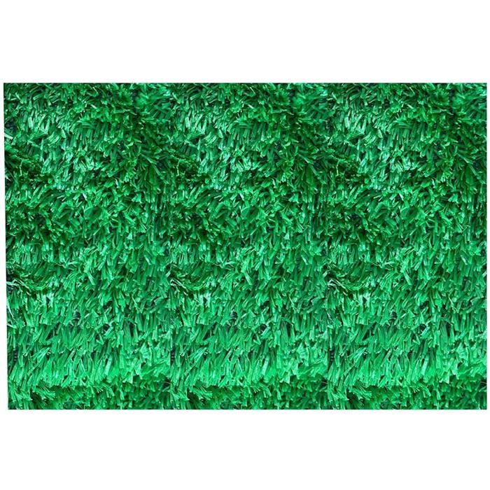Gazon Artificiel Réaliste Vert Synthetic Artificial Grass Fake Turf Mat ...