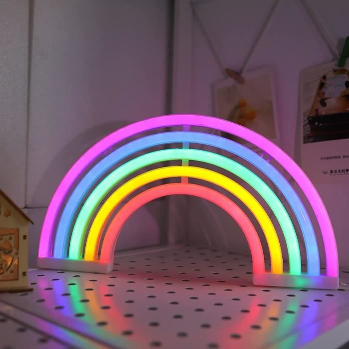 Lumière Néon Arc-En-Ciel,Enseignes Au Néon Led Arc-En-Ciel Néon Pour ...
