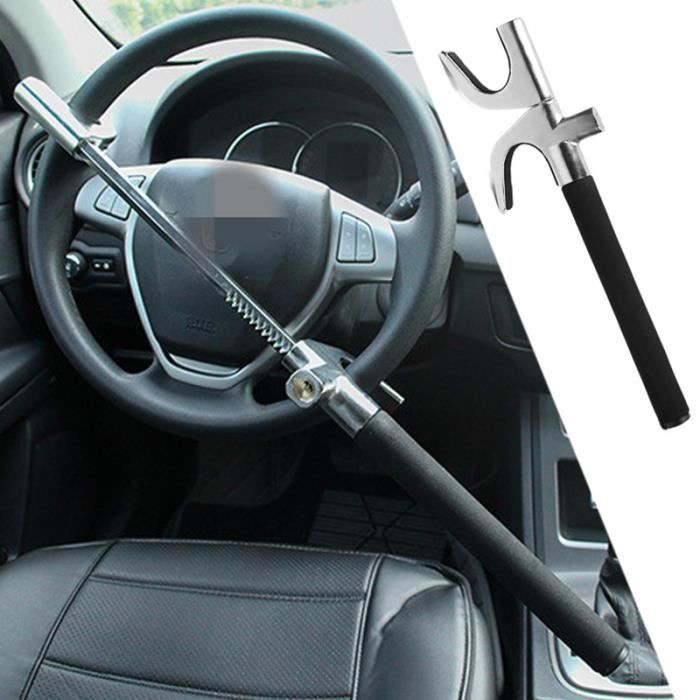 Serrure universelle réglable antivol pour volant'automobile, 1 pièce ...