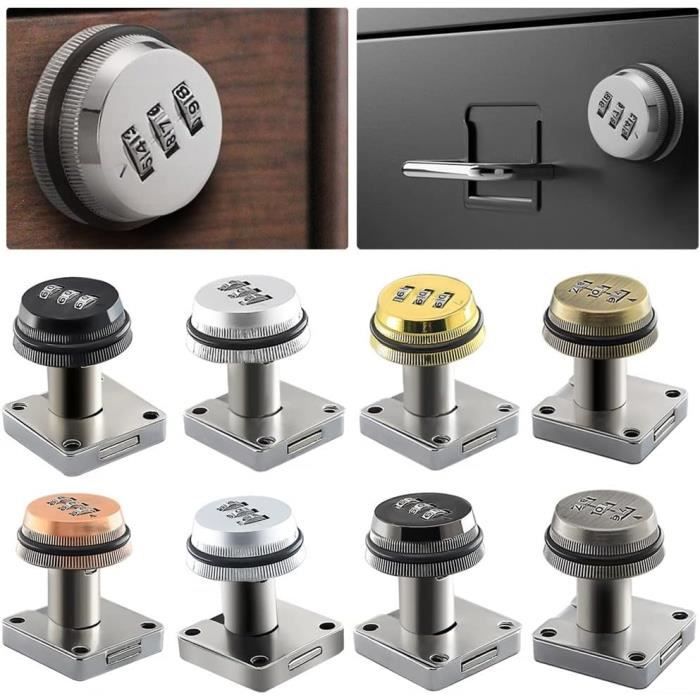 Serrure À Combinaison Mécanique Pour Tiroir, Armoire En Alliage De Zinc, Serrure À Code De ...