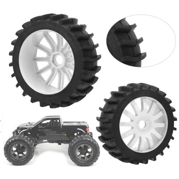 Roue RC Mise à niveau des pneus de moyeu de jante de roue pneus en ...