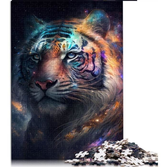 500Piece Jigsaw Nebula Tiger Puzzle For Adults Jigsaw Puzzles Home Art ...