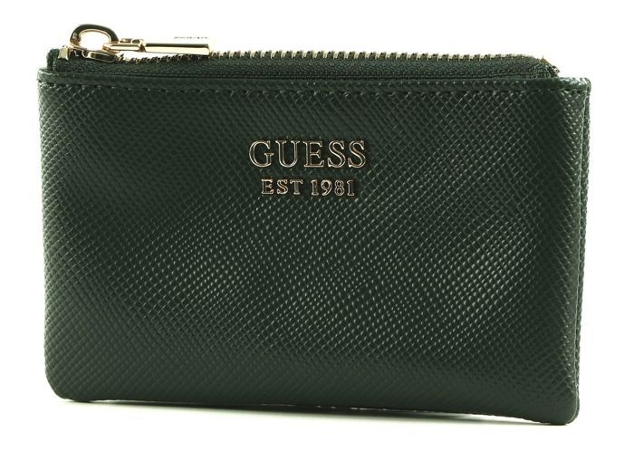 GUESS Étui à clés vert foncé pour femme - Laurel SLG Zip Pouch Forest ...