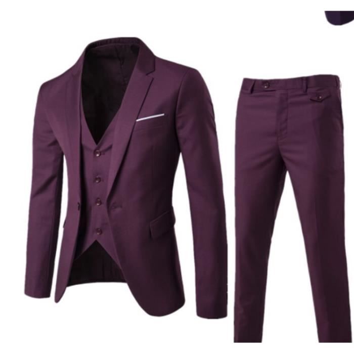 Costume pour homme,coupe slim,3 pièces, costume pour homme, costume ...