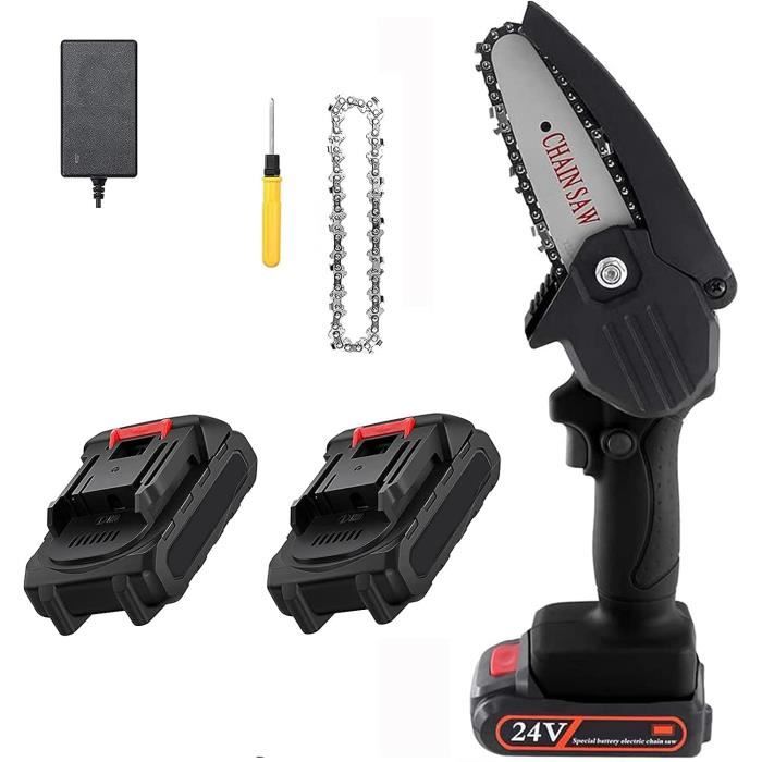 Scie Electrique,TronçOnneuse éLectrique sans Fil Portable Mini ...