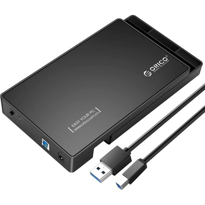 ORICO USB 3.0 Boîtier Disque Dur Externe, pour Disque Dur-SSD SATA 3,5 ...