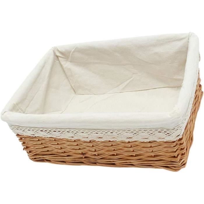 1Ps Panier Avec Doublure Paniers Pour Étagères Paniers De Rangement ...