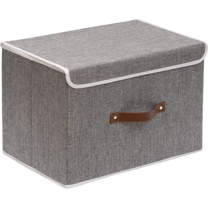 Boîte De Rangement, 38 X 25 X 25 Cm Paniers De Rangement Pliables Avec ...