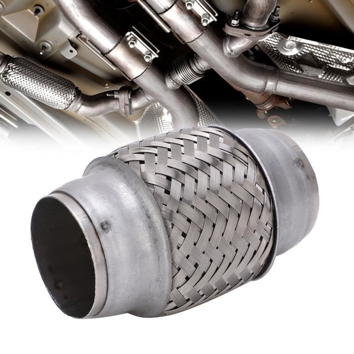 Shipenophy Flexible d'échappement Auto Tuyau inox 1.75x4.1in Raccord ...