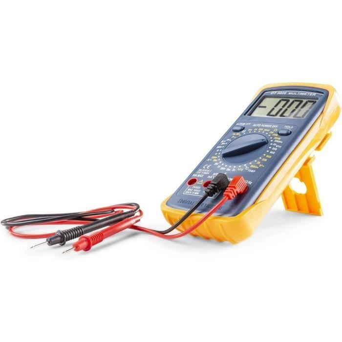 Multimètre numérique Skytronic, 32 plages de Mesure, Fréquence ...