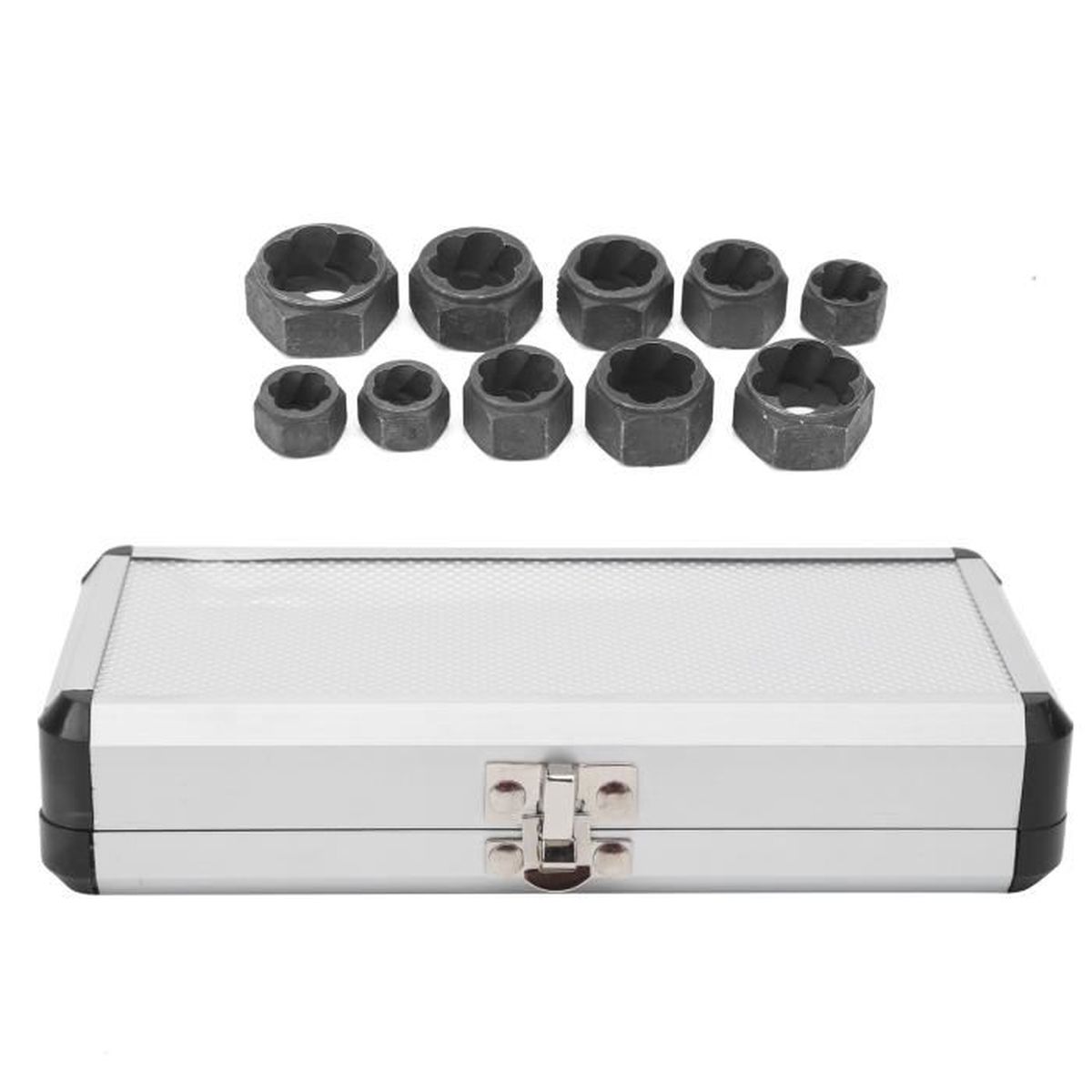 HURRISE extracteur de boulon d'écrou rouillé 10 pièces extracteur d'écrou extracteur endommagé ...