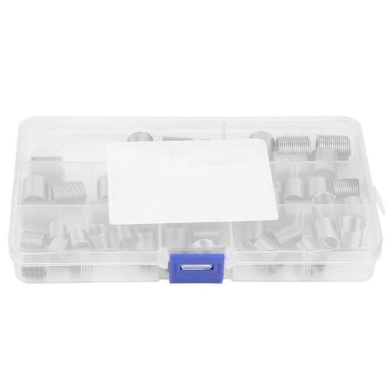 Insert de fil enroulé 50 pièces M8-M12 filetage fin en acier inoxydable ...