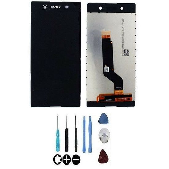 Ecran LCD & Vitre tactile Noir Assemblés Sans Châssis Pour Sony Xperia XA1 Ultra G3221 G3223 ...