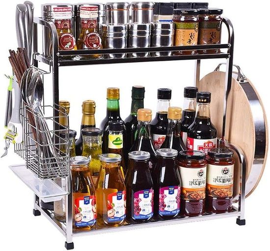 Rangement Cuisine Rangement Epices Cuisine Cuisine Rack Sols De ...