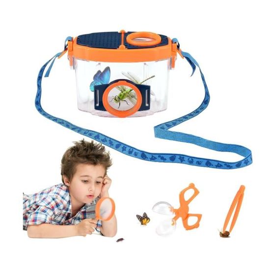 Boîte Loupe à Insecte Jouets Explorateur Extérieur, 5 Pièces Loupes à ...