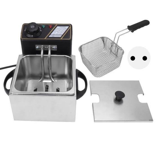Sonew Petite friteuse électrique Friteuse électrique petit panier de ...