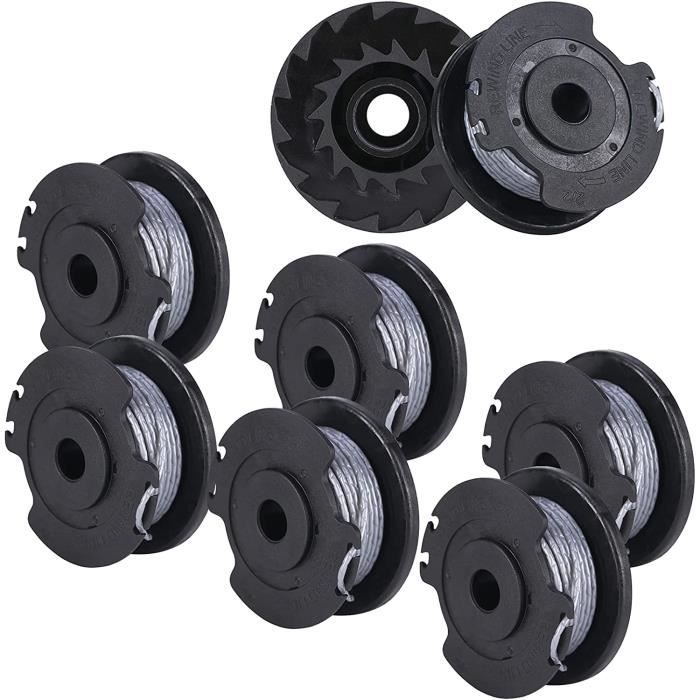 Lot De 8 Bobines De Rechange Pour Débroussailleuse Bosch - F016800385 F016800569 - 4,9 M X 0,062 ...