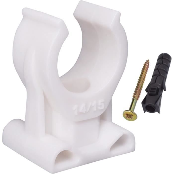 Lot De 10 Colliers De Serrage En Plastique Pour Tuyaux De 14 À 15 Mm, Collier De Serrage De Type ...