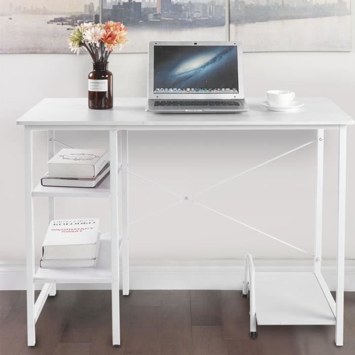 Bureau Pliable Console Table de Bureau structure en métal télé travail ...