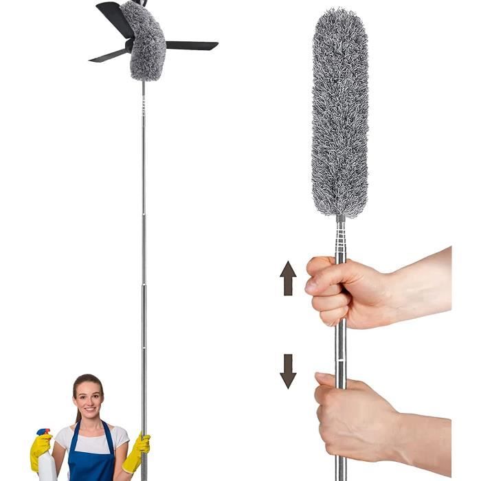 Plumeau Poussière, avec Manche télescopique Plumeau Flexible ...