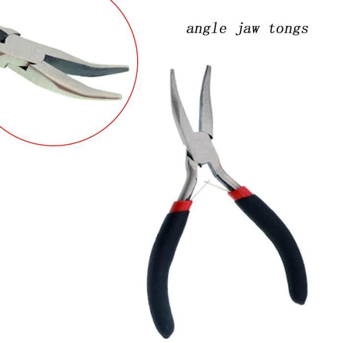 Pack outil a main,Ferronickel Pince à Bout de Nez Rond en Acier Trempé ...