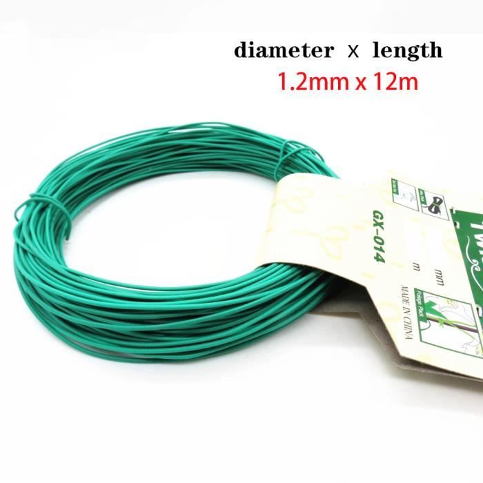 Tuteur Plante - A-1PC - Attache-câble vert - 12m/15m - Outils de ...