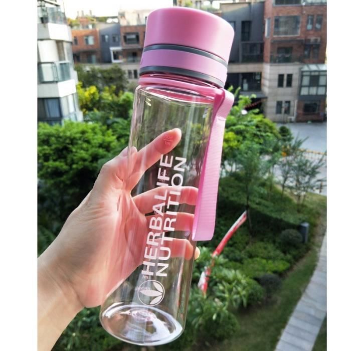 Gourde - Bouteille isotherme,Bouteille d'eau Portable en plastique, sans BPA, 660ml, 4 couleurs ...