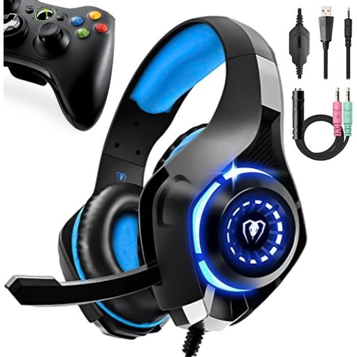 Casque Filaire Sur L'Oreille, Casque De Jeu Portable Avec Microo ...