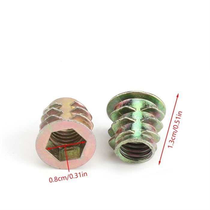 Cikonielf écrou de meubles d'entraînement de sortilège 20Pcs M8 ...