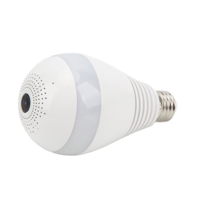 EJ.life Caméra à ampoule Caméra ampoule 2.4GHz ABS 1080P surveillance ...