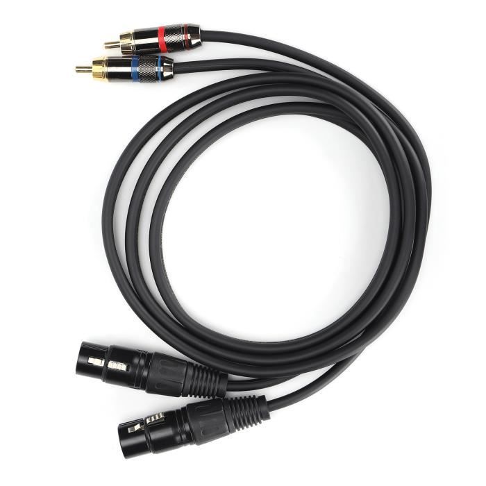 Fdit Câble double XLR femelle vers double RCA JORINDO Dual XLR Femelle ...