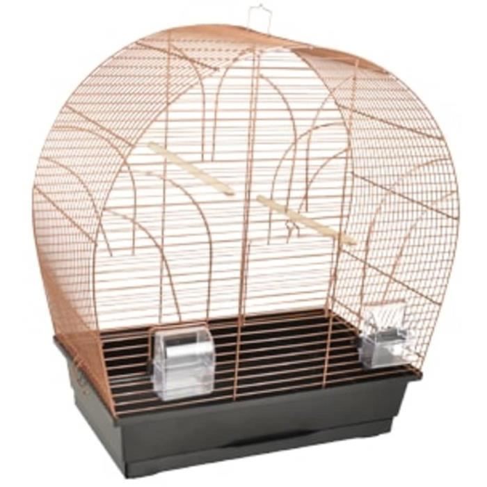 FLAMINGO Cage à oiseaux Saga Cuivre 51x28x55 cm - Cdiscount Animalerie