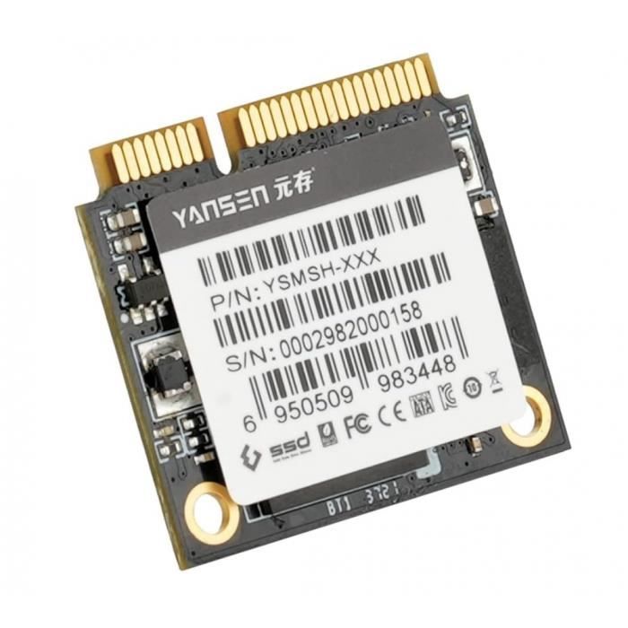 - SSD MSATA Yansen 256Go YSMSH-256 (HALF SIZE) - Cdiscount Informatique - SSD MSATA Yansen 256Go YSMSH-256 (HALF SIZE) - Cdiscount Informatique