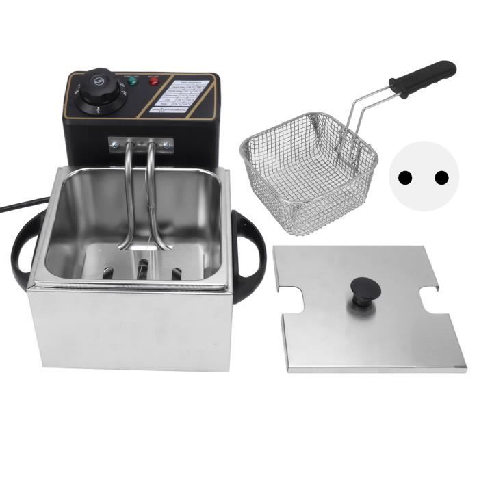 Sonew Petite friteuse électrique Friteuse électrique petit panier de ...