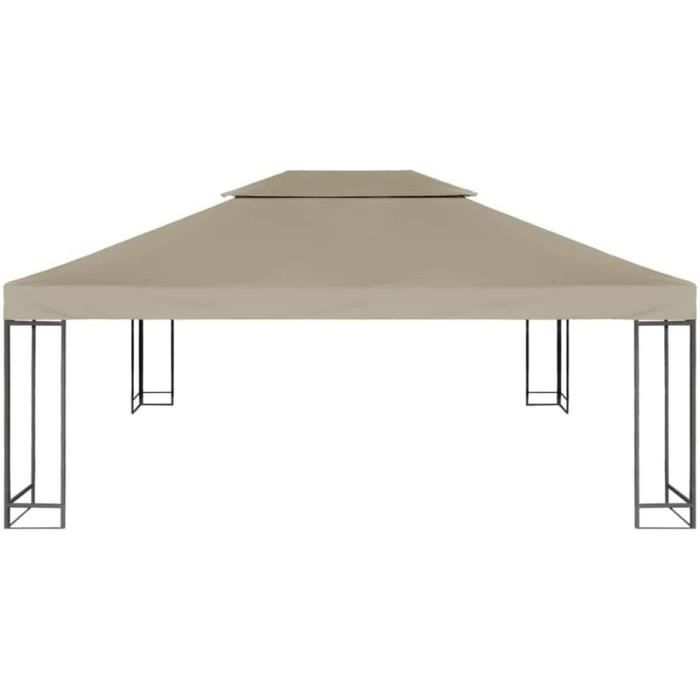 Toile de Toit Toit de Chapiteau Toile de Rechange pour Tonelle Toit de ...