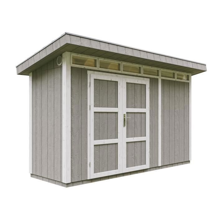 Abri de Jardin Qualité Premium 4m² /L161xL412xH239 cm - Timbela M902A ...