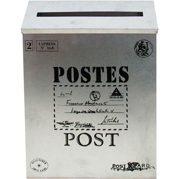 Boîte Aux Lettres Murale Vintage En Fer À Suspendre Pour Courrier ...