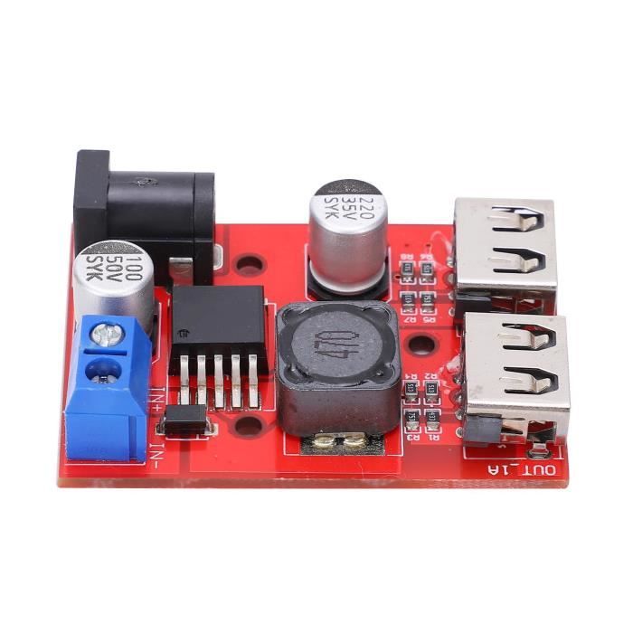 VBESTLIFE Module de sortie USB double Module Buck 9V / 12V / 36V à 5V Module d'alimentation ...