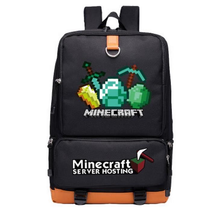1PCS Sac a dos Minecraft Endman Creeper Scolaire garçon les élèves de l ...