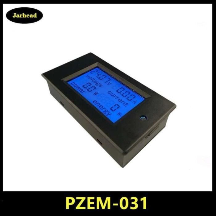 MGT06639-MULTIMETRE,Wattmètre numérique 4 en 1 LCD, PZEM-031, 6.5-100V, ampèremètre, tension ...