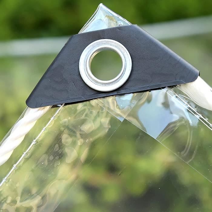 LIWI-Bâche Transparente avec Oeillets, Couverture Végétale Polyvalente ...
