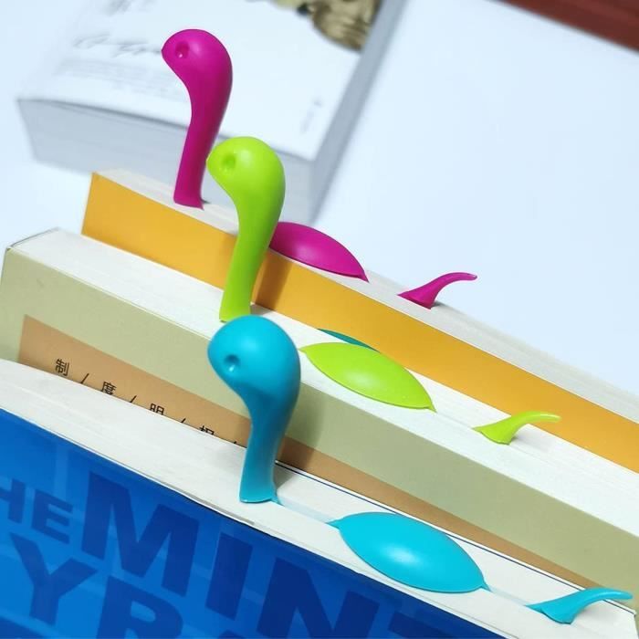 3 Pièces Marque-Pages Animaux De Dessin Animé 3D, Marque-Page De ...