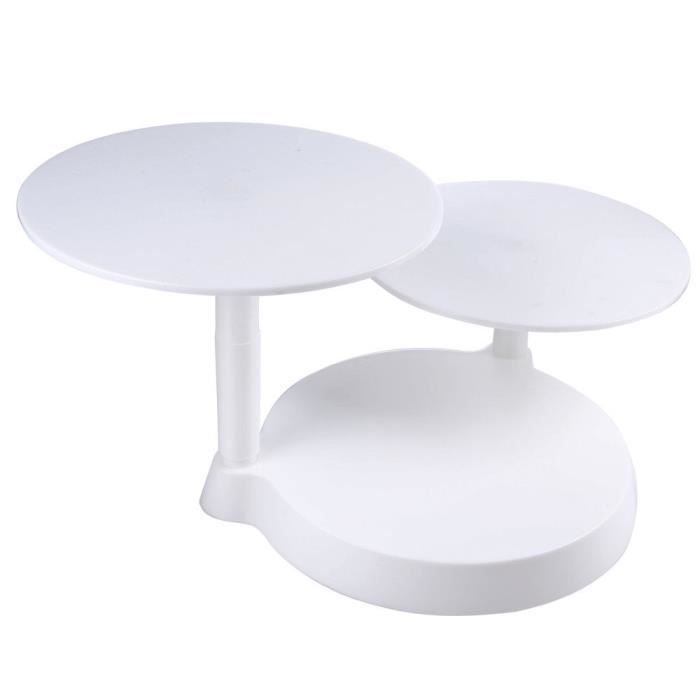 Plate-forme Plateau Plaque Tournant Gâteau Présentoir 3 Couches de ...