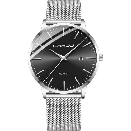 Montre Homme Ultra-Mince 7Mm Epaisseur Simple Etanche Minimaliste ...