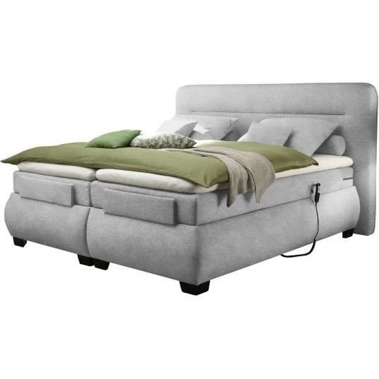 UB DESIGN Matelas + Sommier 2 x 90 x 200 Evolution 3 180x200 cm en Uran ...