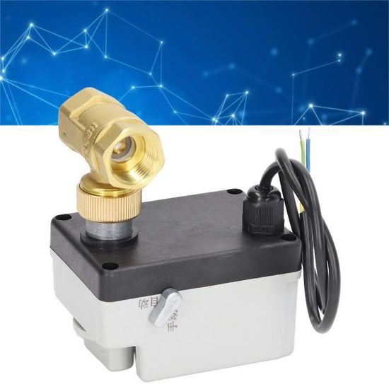 Vanne à bille motorisée - FDIT - DN15 - Laiton ABS - 2 voies - 12V-24V - Cdiscount Bricolage