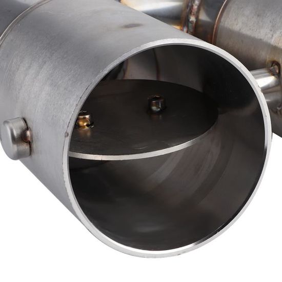 2.5in 63mm Electric Y Pipe Exhaust Control Cut Out Dual Valve Wireless ...