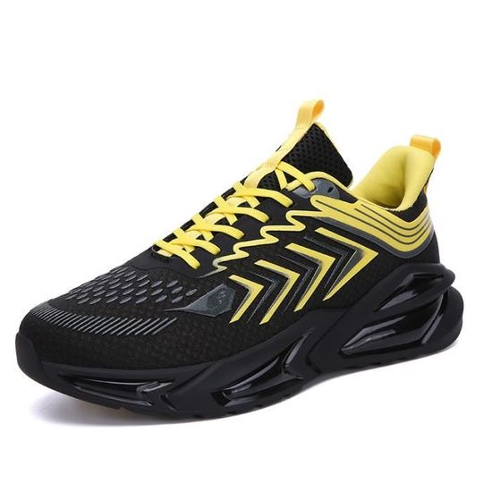 Baskets Homme Fashion Chaussures Sport Sneakers Noir - Cdiscount Chaussures