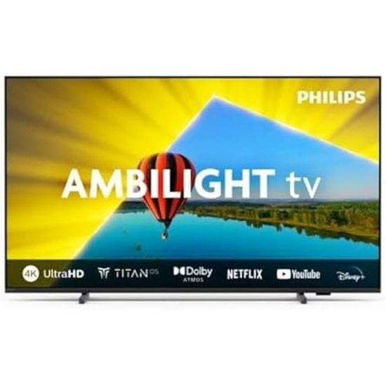 TV Philips Ambilight 43PUS8079 43" LED UltraHD Dolby Atmos Titan OS ...